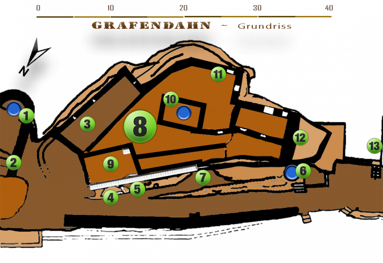 pfälzer-burgen.de » Grundriss Grafendahn